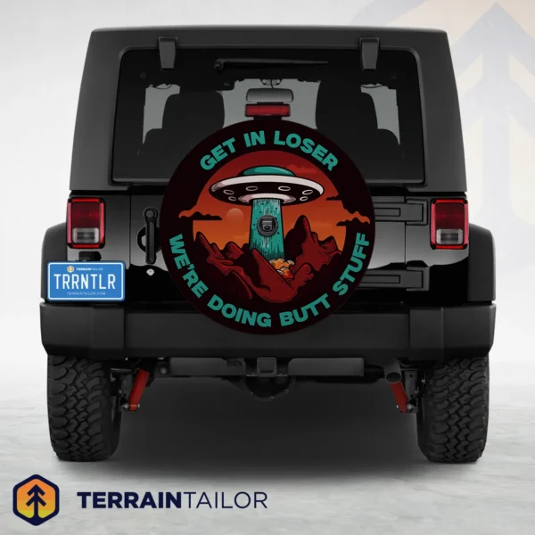 Get In Loser – UFO Adventure Spare Tire Cover – TerrainTailor