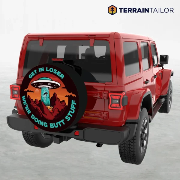 Get In Loser – UFO Adventure Spare Tire Cover – TerrainTailor